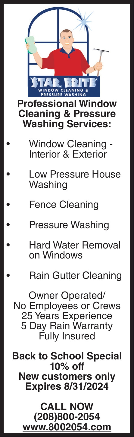 Professional Window Cleaning, Star Brite Window Cleaning, Meridian, ID