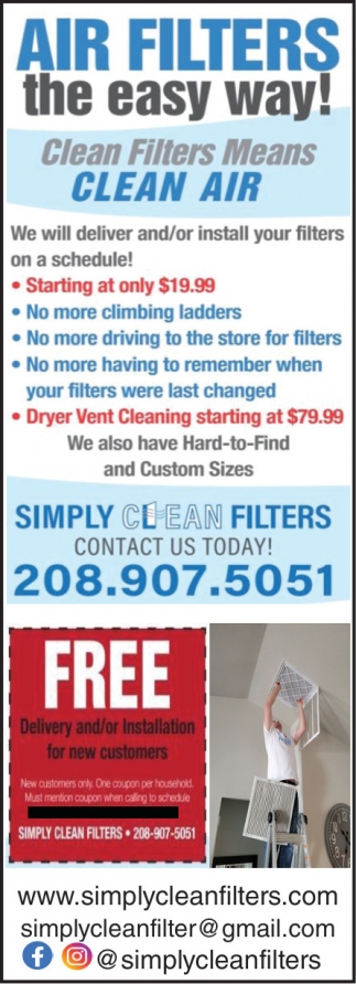 Air Filters the Easy Way!, Simply Clean Filters